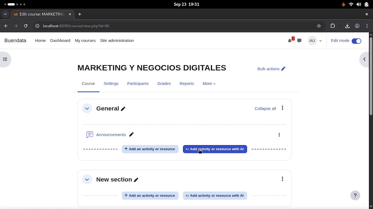 DataCurso - Plugins IA para Moodle | Inteligencia Artificial